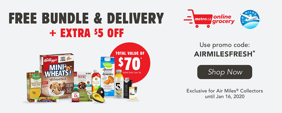 [Metro] Metro.ca ONTARIO Free Bundle ($50 Value) and Free Shipping with ...