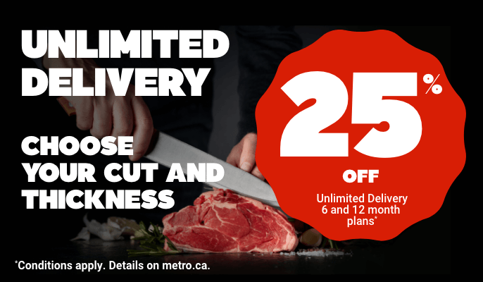 Get $0 delivery fees on all your online grocery orders | Metro