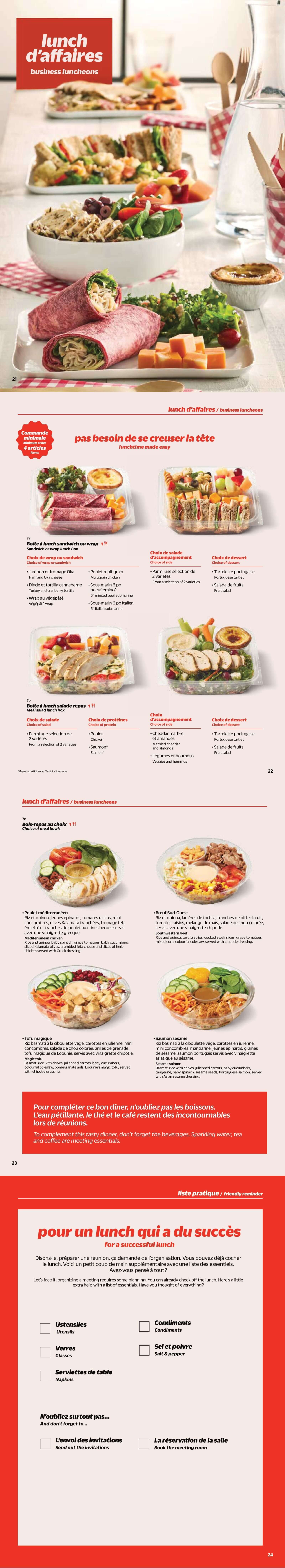 Online Catering | Metro